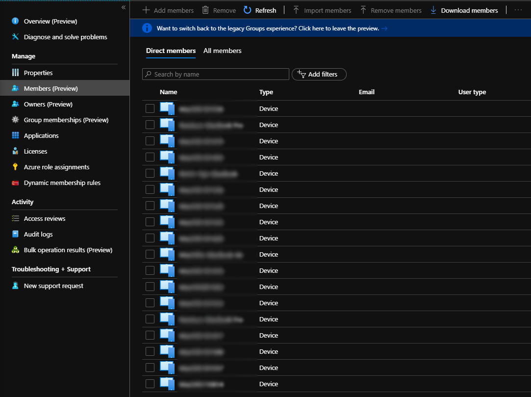 How To Configure “Dynamic Device” Group For MacBooks In AzureAD. | My ...