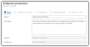 Silently Enforce Bitlocker Using Endpoint Manager (Intune)